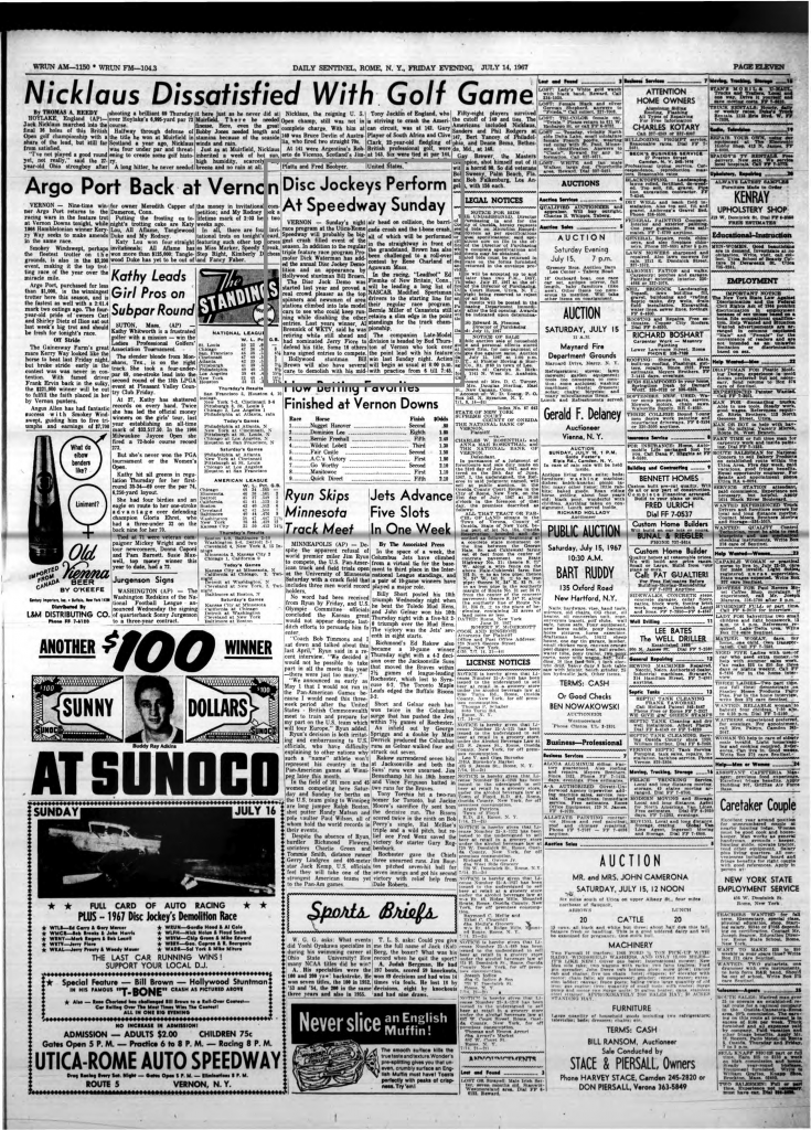 1967 07 16 Utica Rome Preview