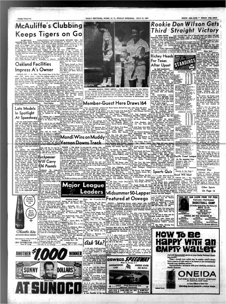 1967 07 23 Utica Rome Preview