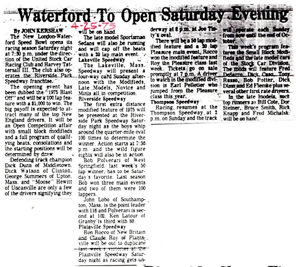 1975-04-27 – Thompson preview – edflemke.com 1975-04-27 – Thompson preview – edflemke.com
